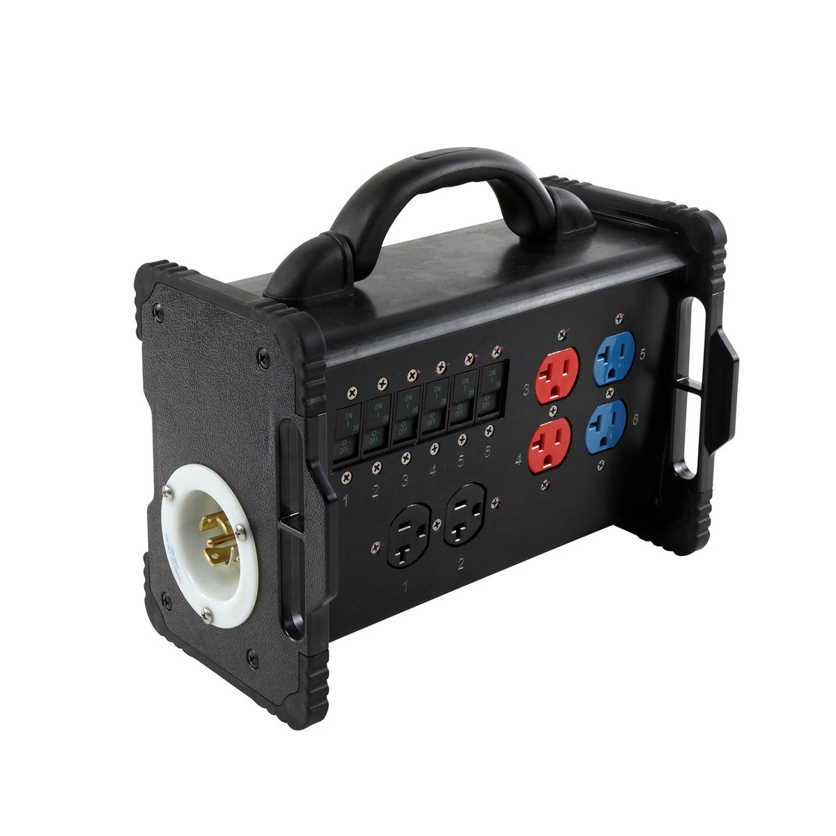 30 Amp Bento Box® with Duplex Receptacles — TS Stage Lighting