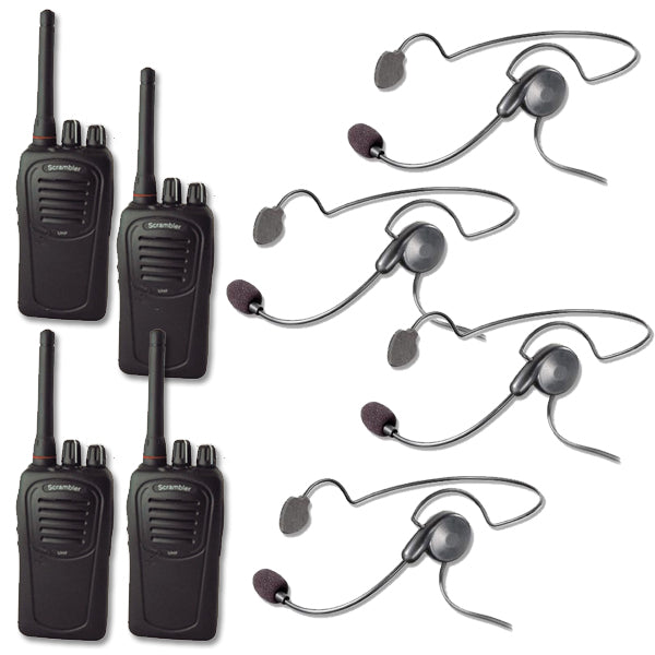 Eartec 4-User Wireless Intercom Package with Cyber Headsets — TS Stage ...