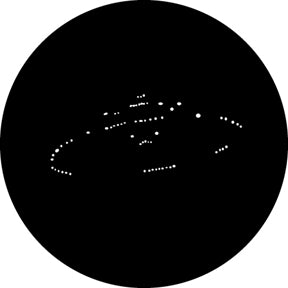 GAM Space Ship A Gobo Pattern — TS Stage Lighting