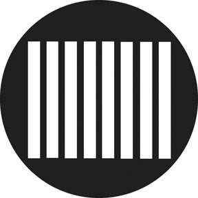 GAM Large Bars Gobo Pattern — TS Stage Lighting