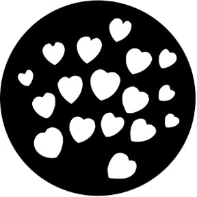 Rosco Hearts Gobo Pattern — TS Stage Lighting