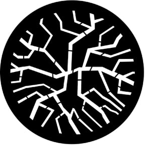 Rosco Cracked Glass Gobo Pattern — TS Stage Lighting