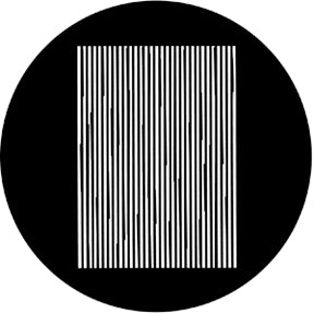Rosco Moire Lines Gobo Pattern — TS Stage Lighting