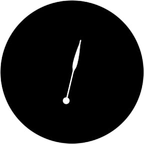 Rosco Minute Hand Gobo Pattern — TS Stage Lighting