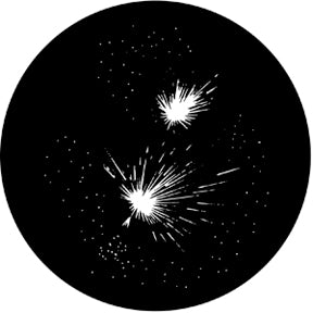 Rosco Fireworks 5B Gobo Pattern — TS Stage Lighting