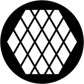 Rosco Large Diamonds Gobo Pattern — TS Stage Lighting