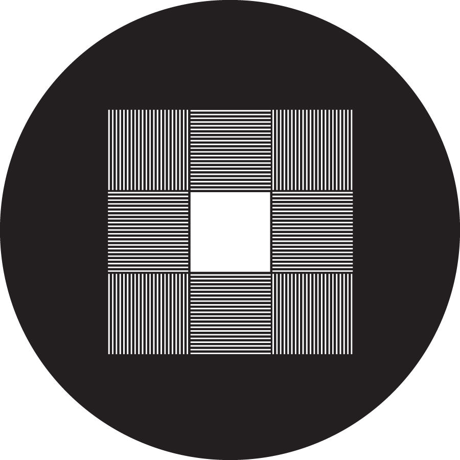 Rosco 9 Square Open Gobo Pattern — TS Stage Lighting