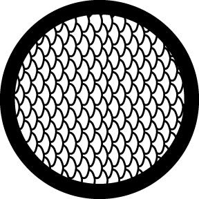 Rosco Fish Scales Gobo Pattern — TS Stage Lighting