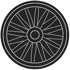Rosco Wagon Wheel Gobo Pattern — TS Stage Lighting
