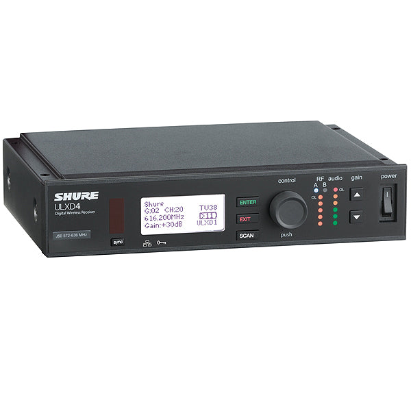 Shure ULXD4 Digital Wireless Receiver — TS Stage Lighting